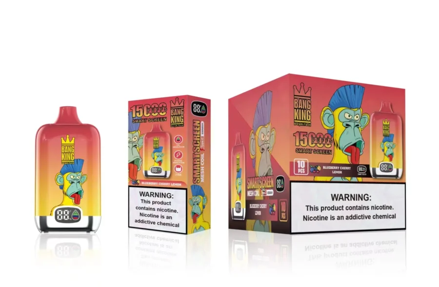 Bang King Smart screen 15000 Puffs Vape original E Cigarette - ChicVape