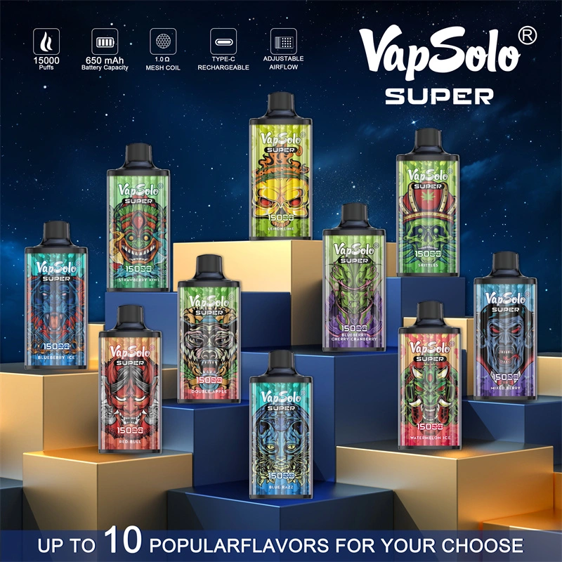 VapSolo Super 15000 Puffs Vape Original E-Cigarrillo - ChicVape