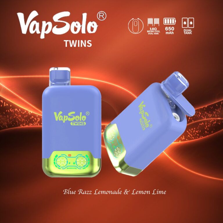 VapSolo Twins 20000 20k Puffs Double Taste Vape Original E-Cigarette – ChicVape