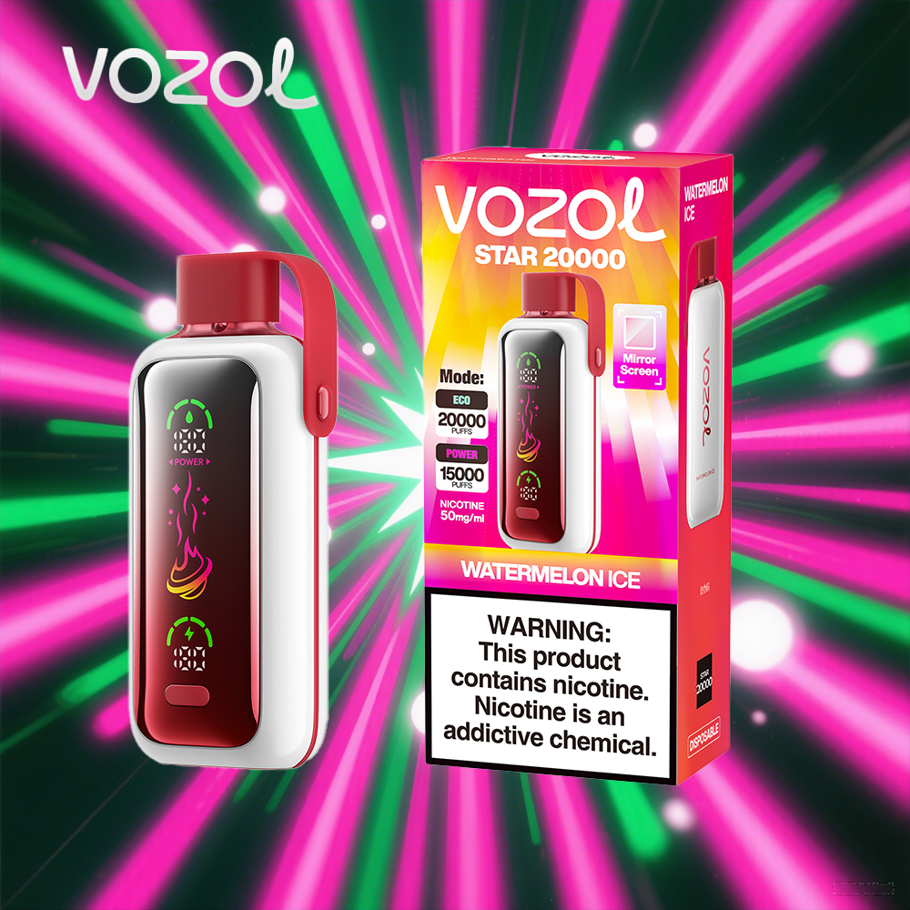 Vozol Star 20K | 20,000 Puffs & Dual Mode Power & Mirror Screen – ChicVape